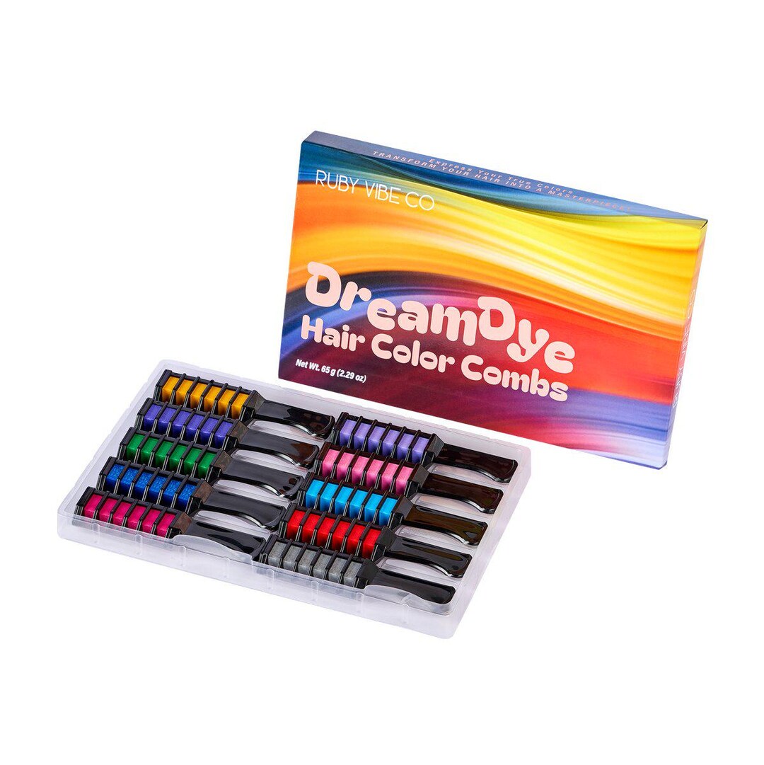Washable Hair Color Combs for Fun, Temporary Color Play – Dreamdye ...