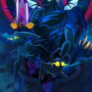 Kingdom Hearts Heartless Fine Art / Geekery / Video Game Art | Etsy