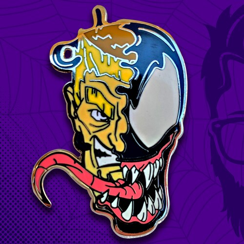 Stitchom Venom Stitch Hard Enamel Pin - Etsy