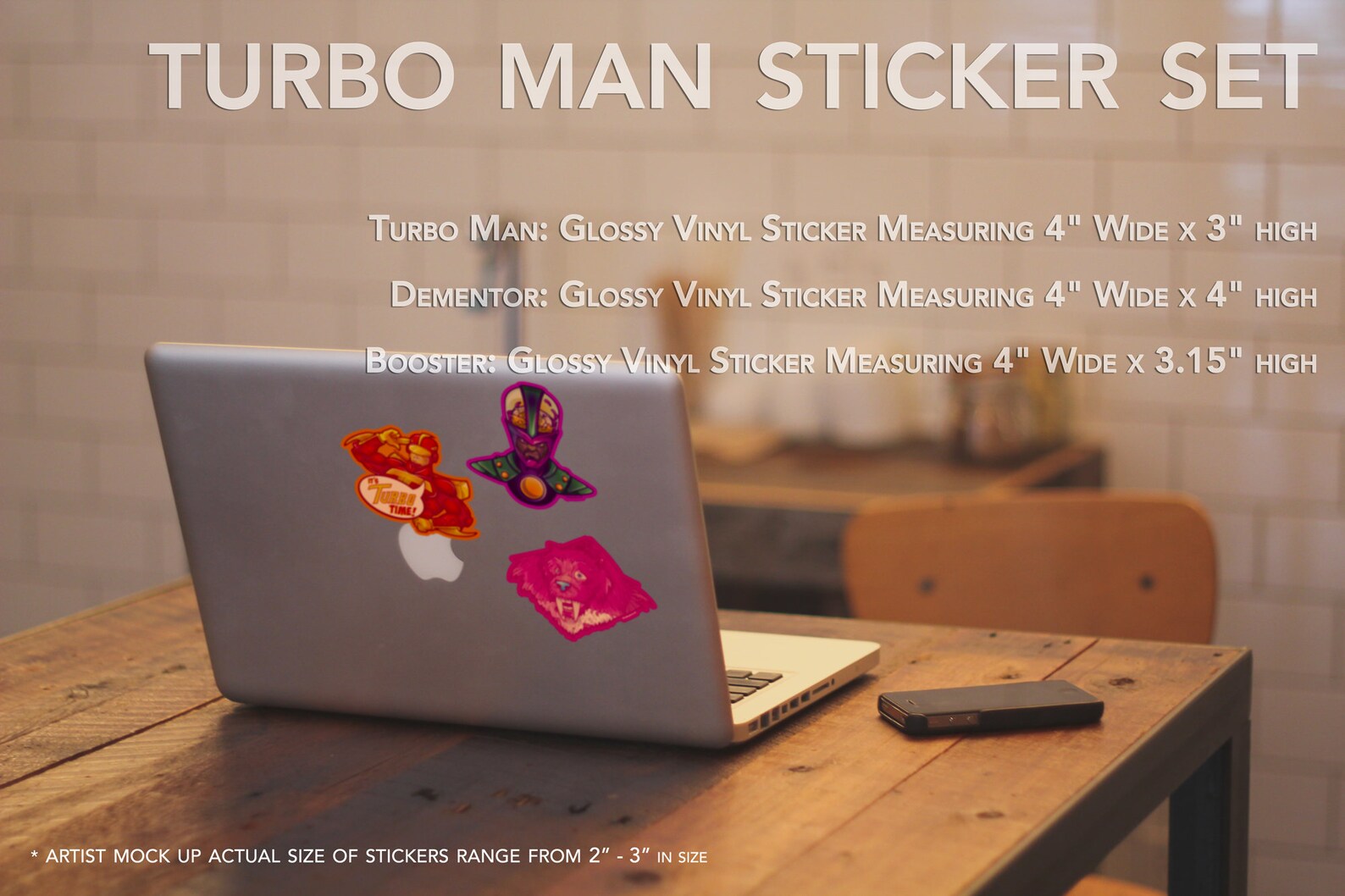 Turbo Man / Jingle All the Way Sticker Set by Tom Ryan's Studio Ft ...