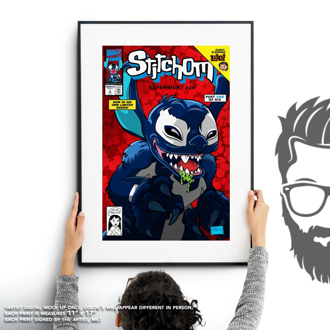 Stitchom / Mash up / Lilo and Stitch / Venom / Comic Book / Issue 1 ...