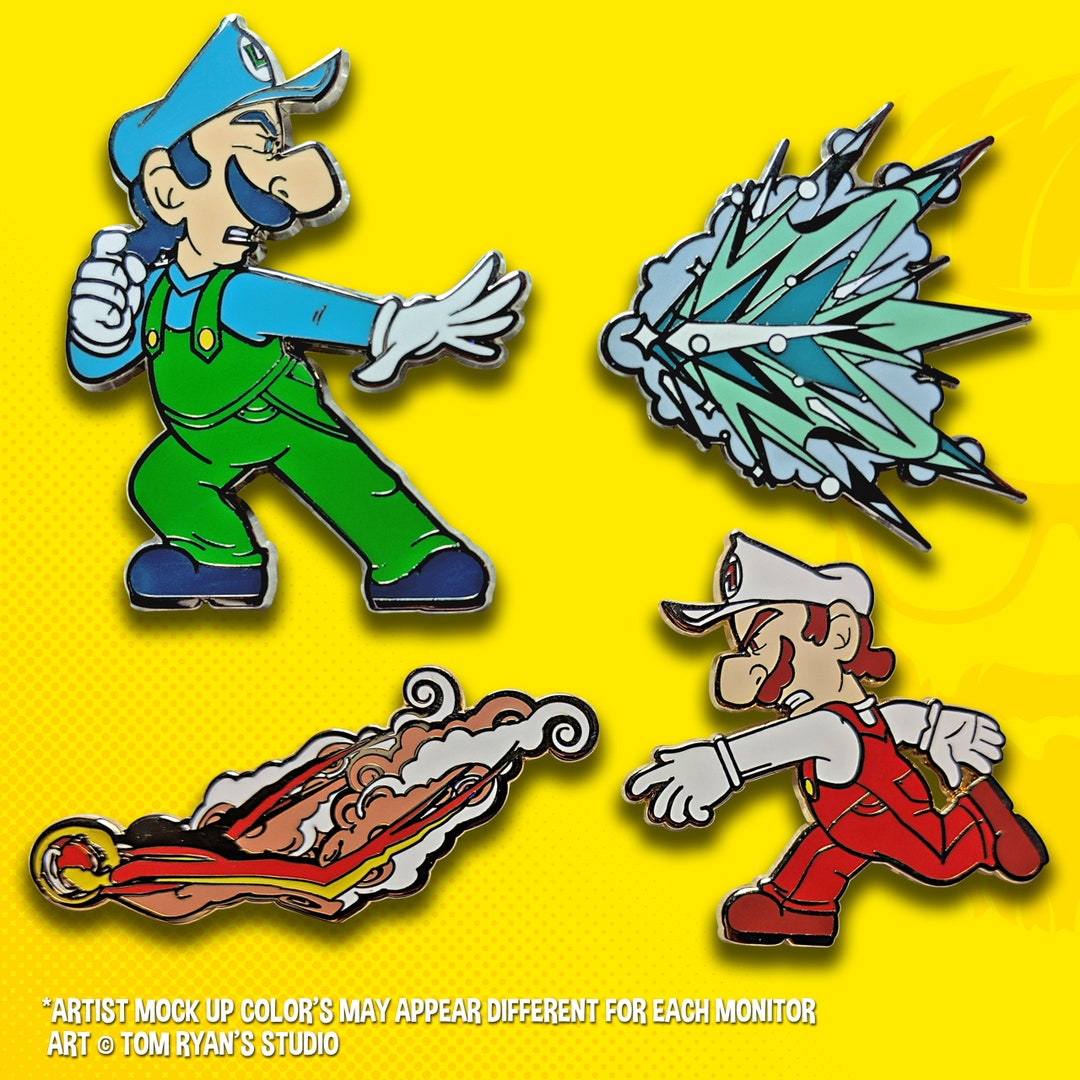 Fire and Ice Bro's / Super Mario / Nintendo / Limited Edition / 4 Pin ...