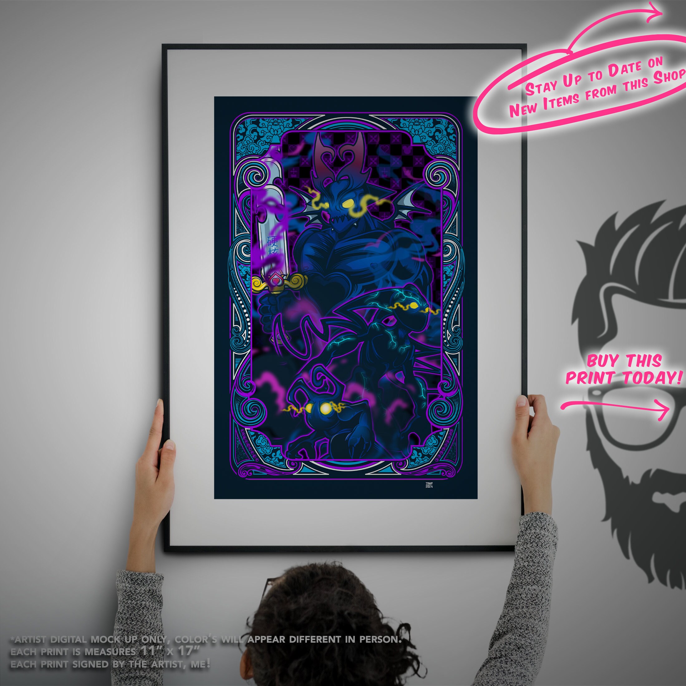 Kingdom Hearts Heartless Fine Art / Geekery / Video Game Art Print - Etsy