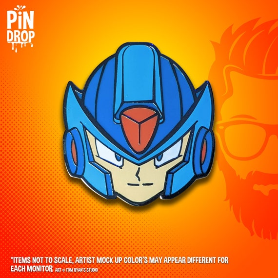 Revisioned Mega Man X / Video Game Art / Video Game Pin / Mega | Etsy