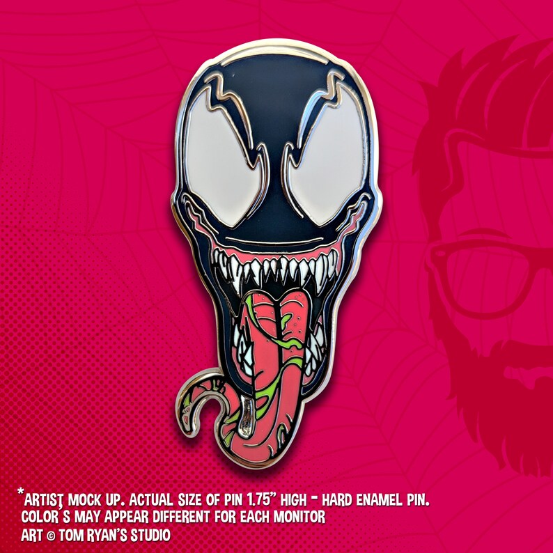 Venom Hard Enamel Pin Hat Pin - Etsy