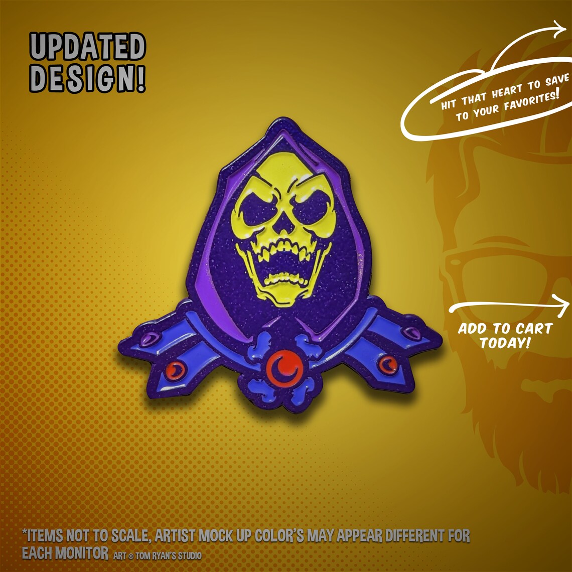 Skeletor He Man Masters of the Universe Enamel Pin Soft Enamel - Etsy