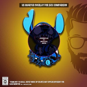 Stitchom Venom Stitch Hard Enamel Pin - Etsy