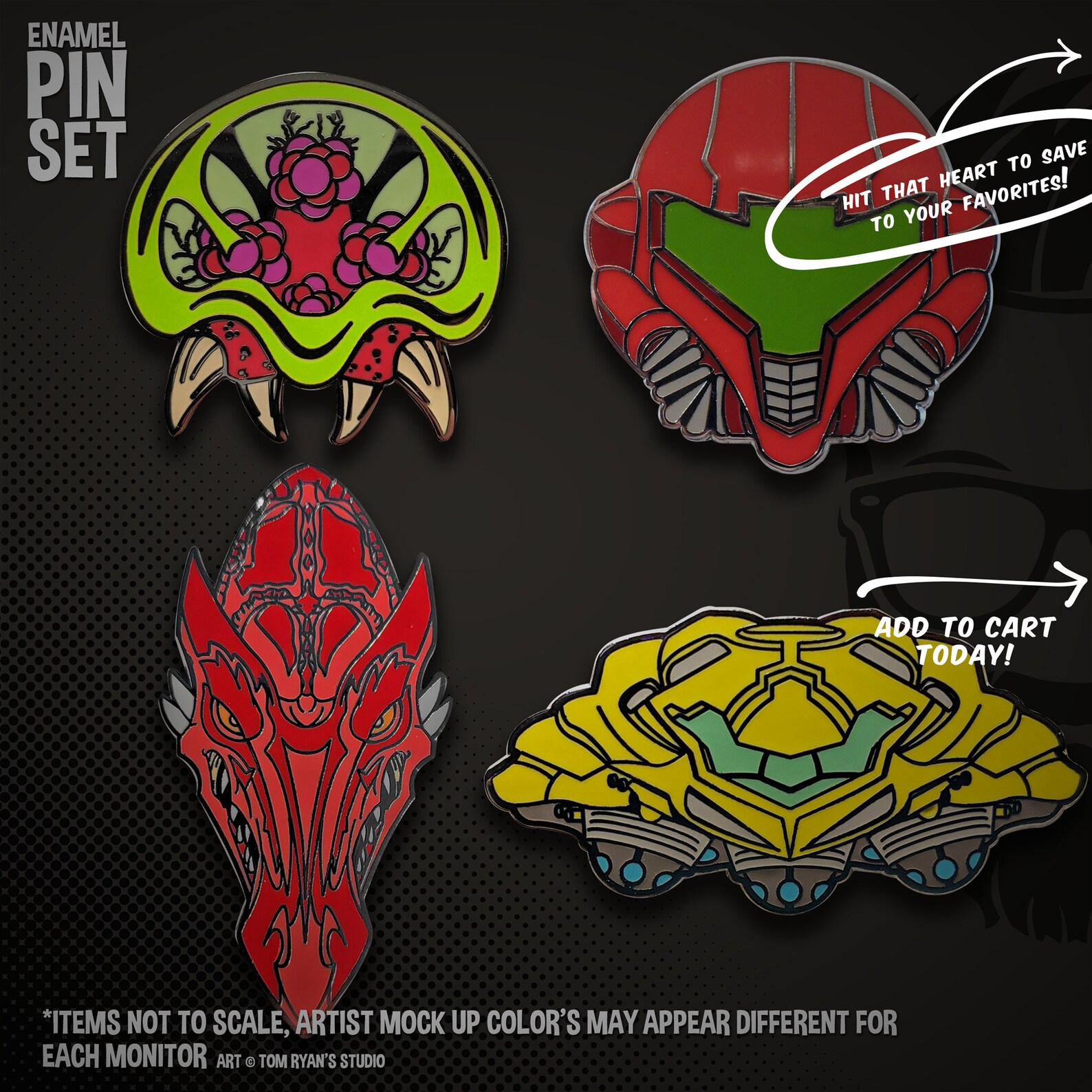 Metroid 4 Hard Enamel / Lapel / Hat Pin Set - Etsy