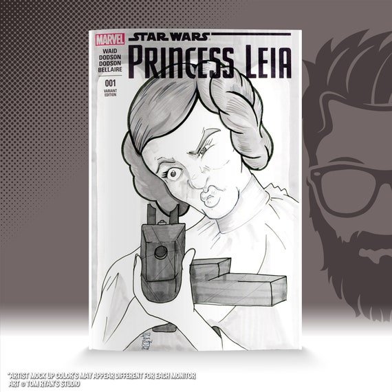 Princess Leia Hair Drawing