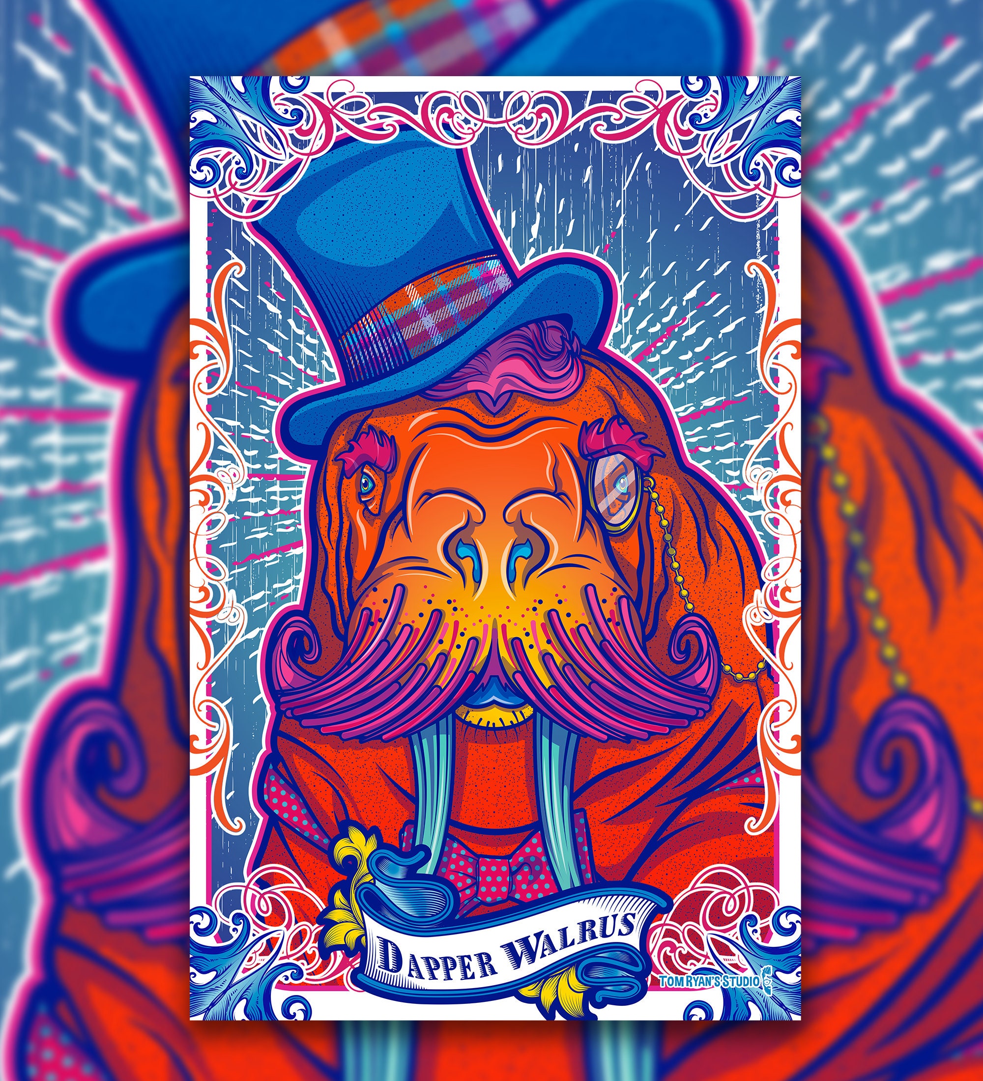 Dapper Animal Art Prints From the Creatives Trading Card Project - Etsy