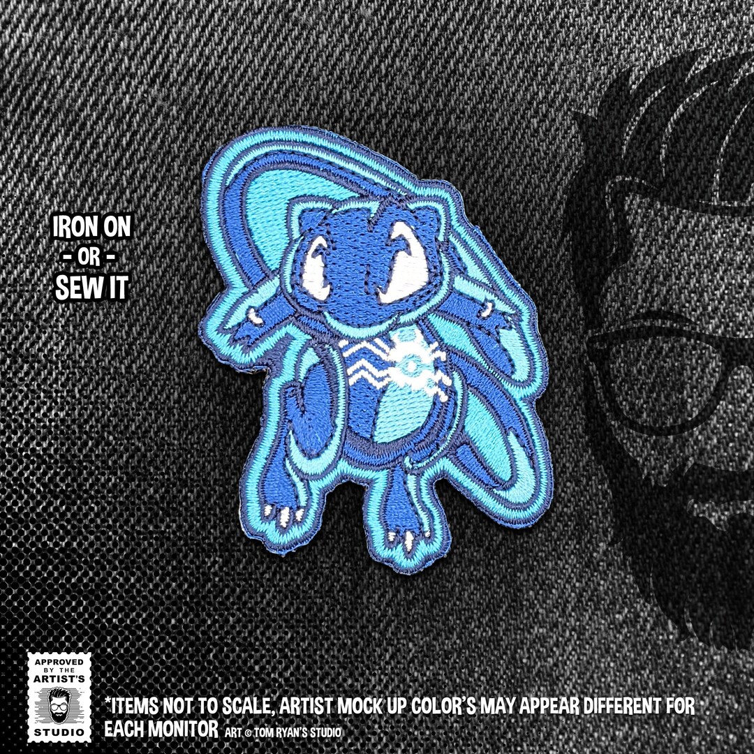 Mewom Mash up Mew and Venom Iron on Patch Tom Ryan's Studio - Etsy