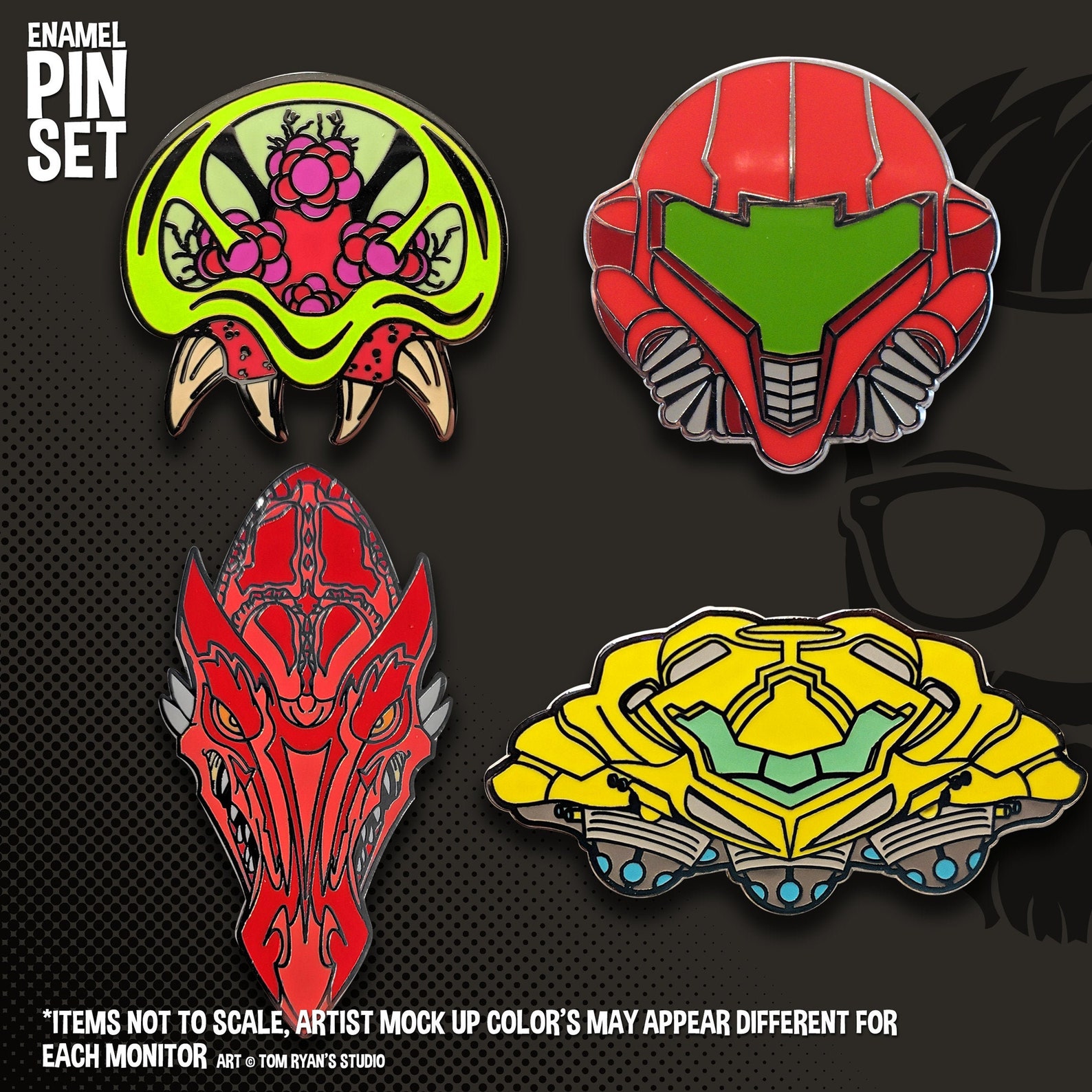 Metroid 4 Hard Enamel / Lapel / Hat Pin Set - Etsy