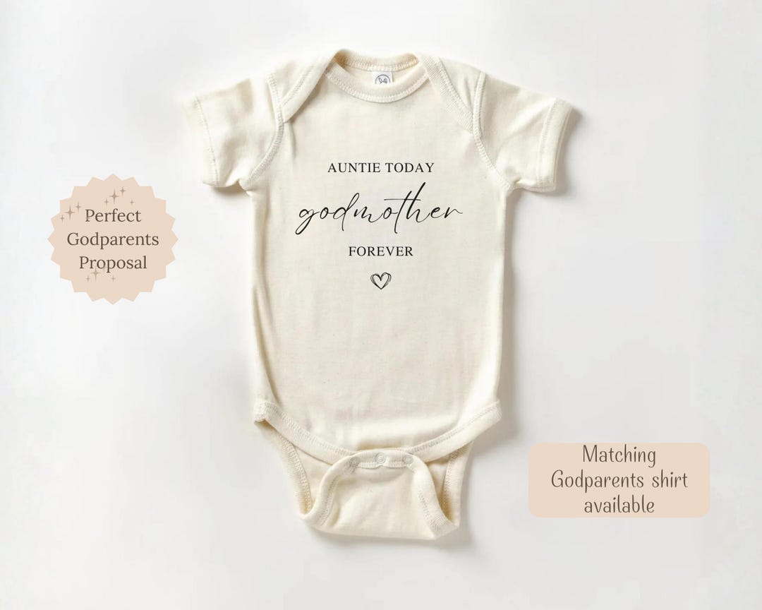 Personalized Godparents Proposal Gift Set, Auntie Today Godmother ...