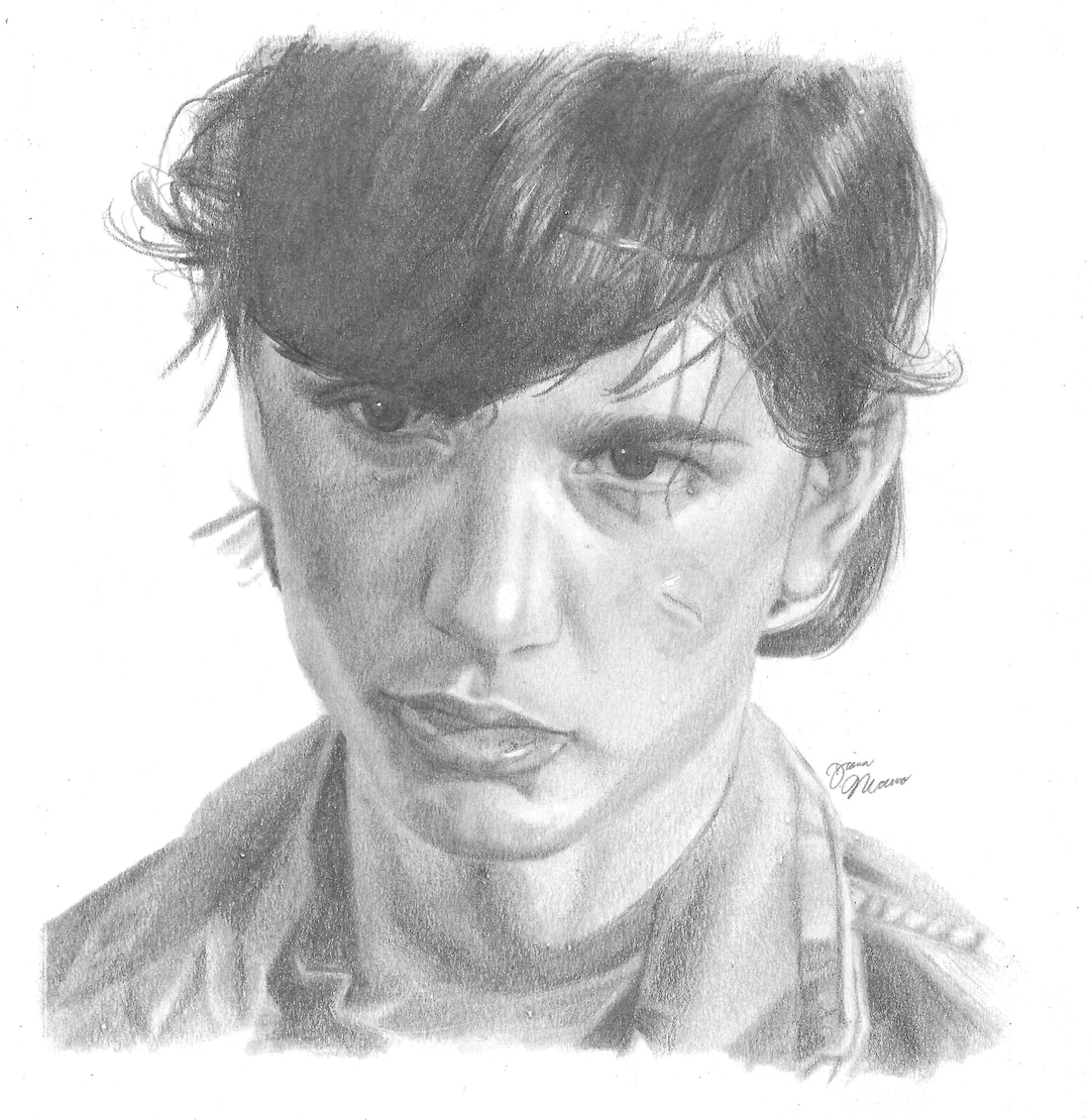 Johnny Cade/ralph Macchio the Outsiders Portrait Drawing [PRINT] - Etsy