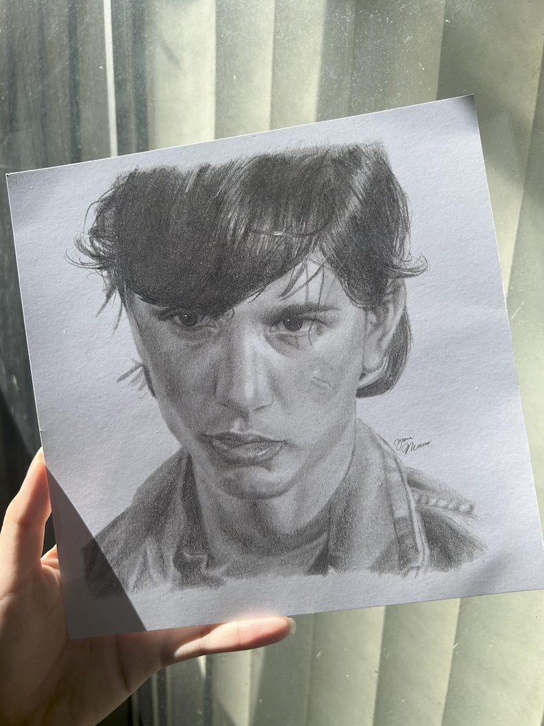 Johnny Cade/ralph Macchio the Outsiders Portrait Drawing [PRINT] - Etsy