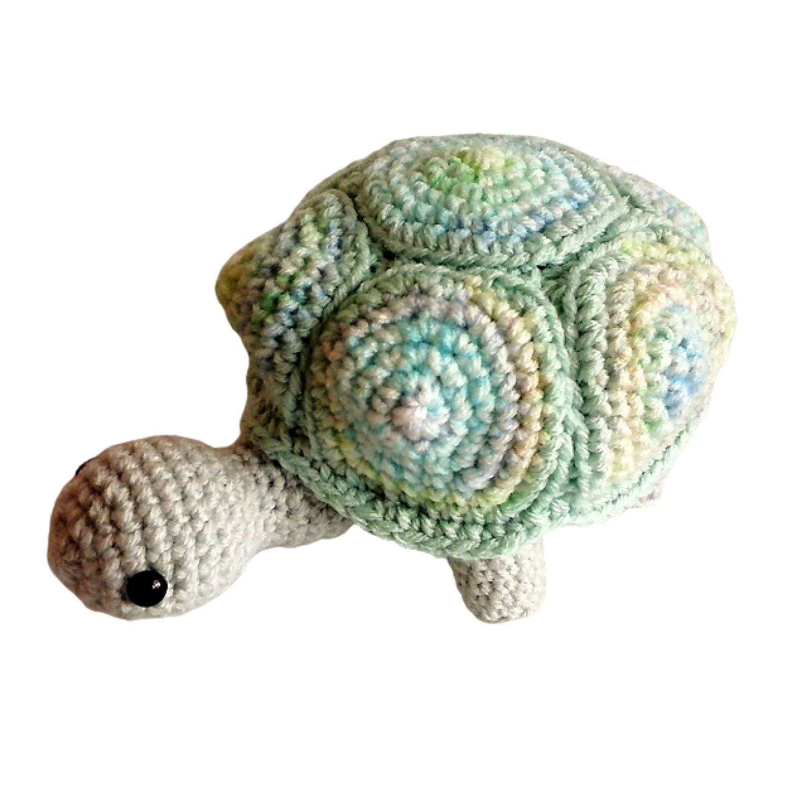 Light Gray Turtle With Choice of Pastel Shell MADE TO ORDER - Etsy