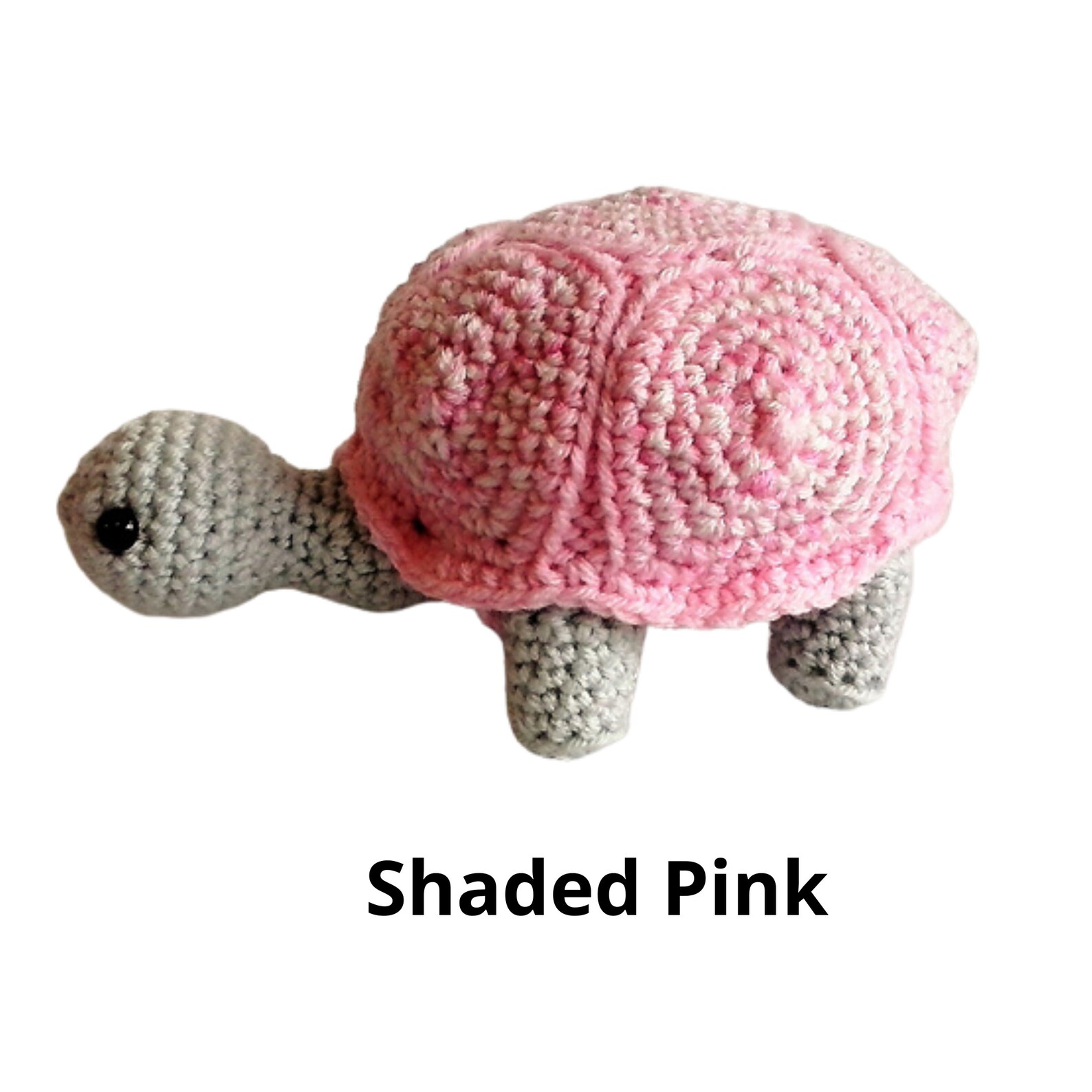 Light Gray Turtle With Choice of Pastel Shell MADE TO ORDER - Etsy