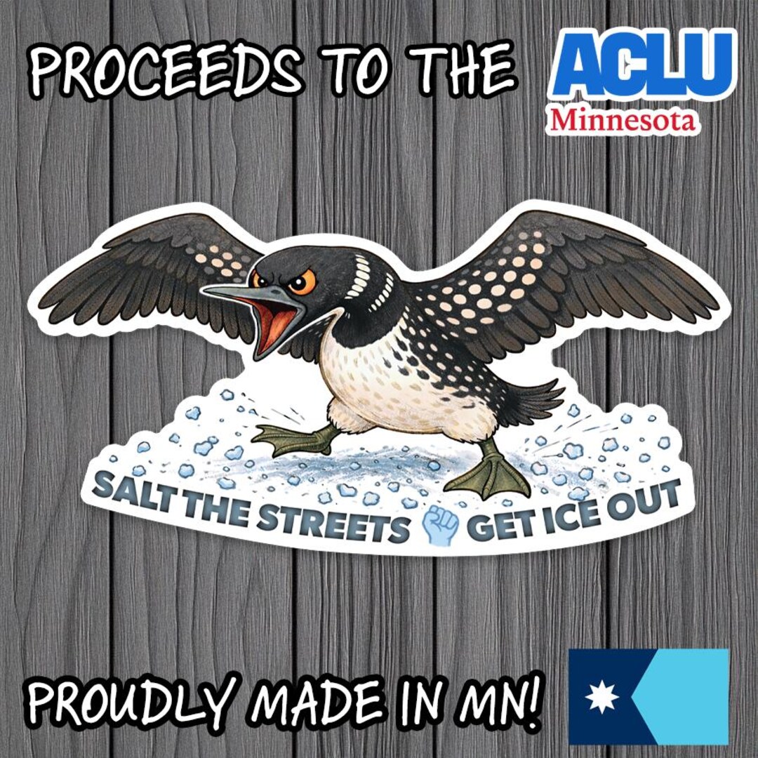 Minnesota Loon Salt the Streets | Fight ICE | Get Out of Minneapolis - Etsy
