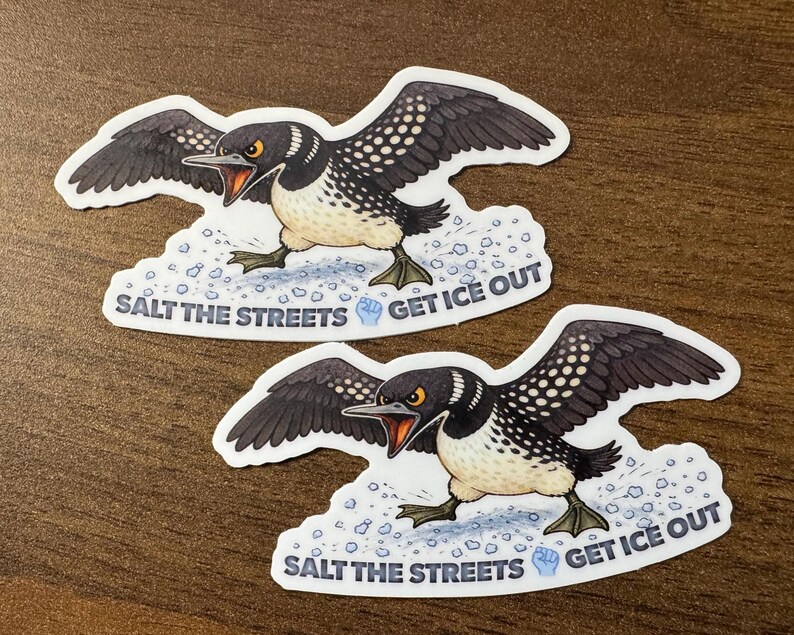 Minnesota Loon Salt the Streets | Fight ICE | Get Out of Minneapolis - Etsy