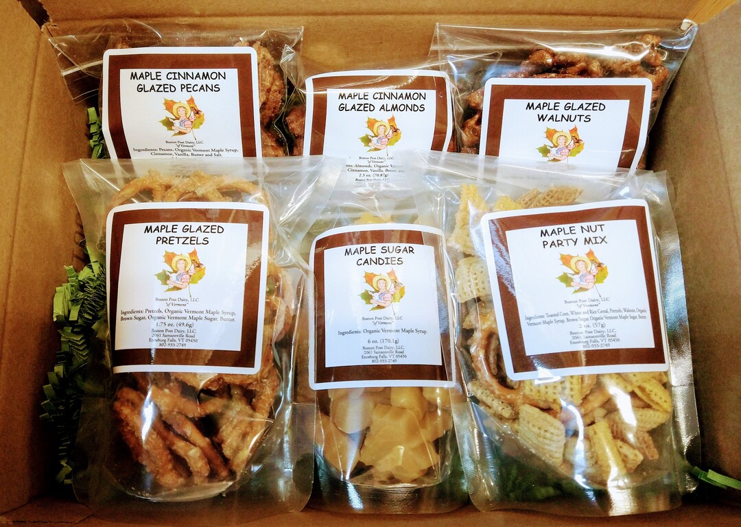 Vermont Maple Snack Gift Pack, Sweet Snacks, Care Package - Etsy