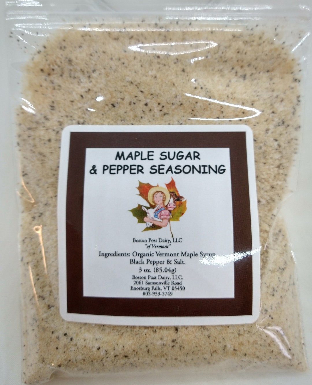 Maple Sugar & Pepper Seasoning/spice Rub - 3 Oz Package - Etsy