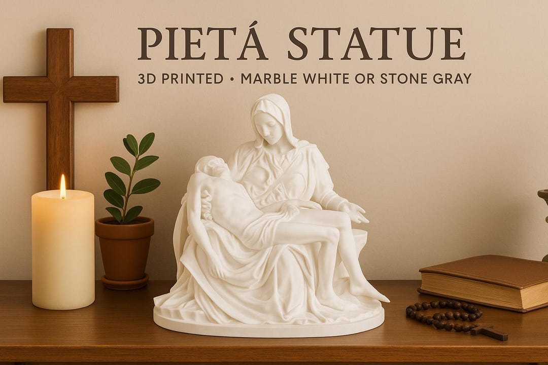Pietà Statue – Renaissance-inspired Sacred Art | Catholic Home Decor ...