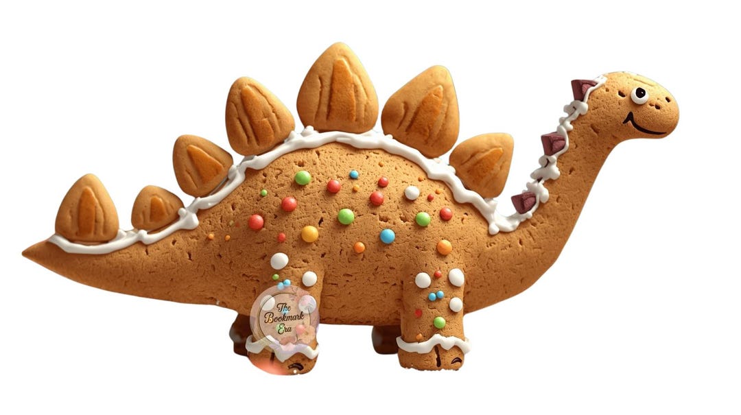 Gingerbread Dinosaur Digital Download - Etsy
