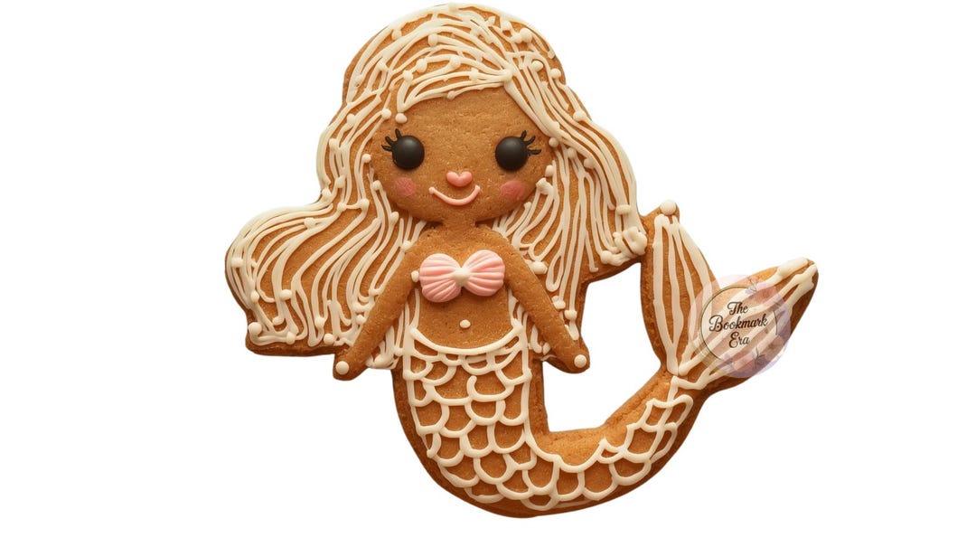 Gingerbread Mermaid Digital Download - Etsy