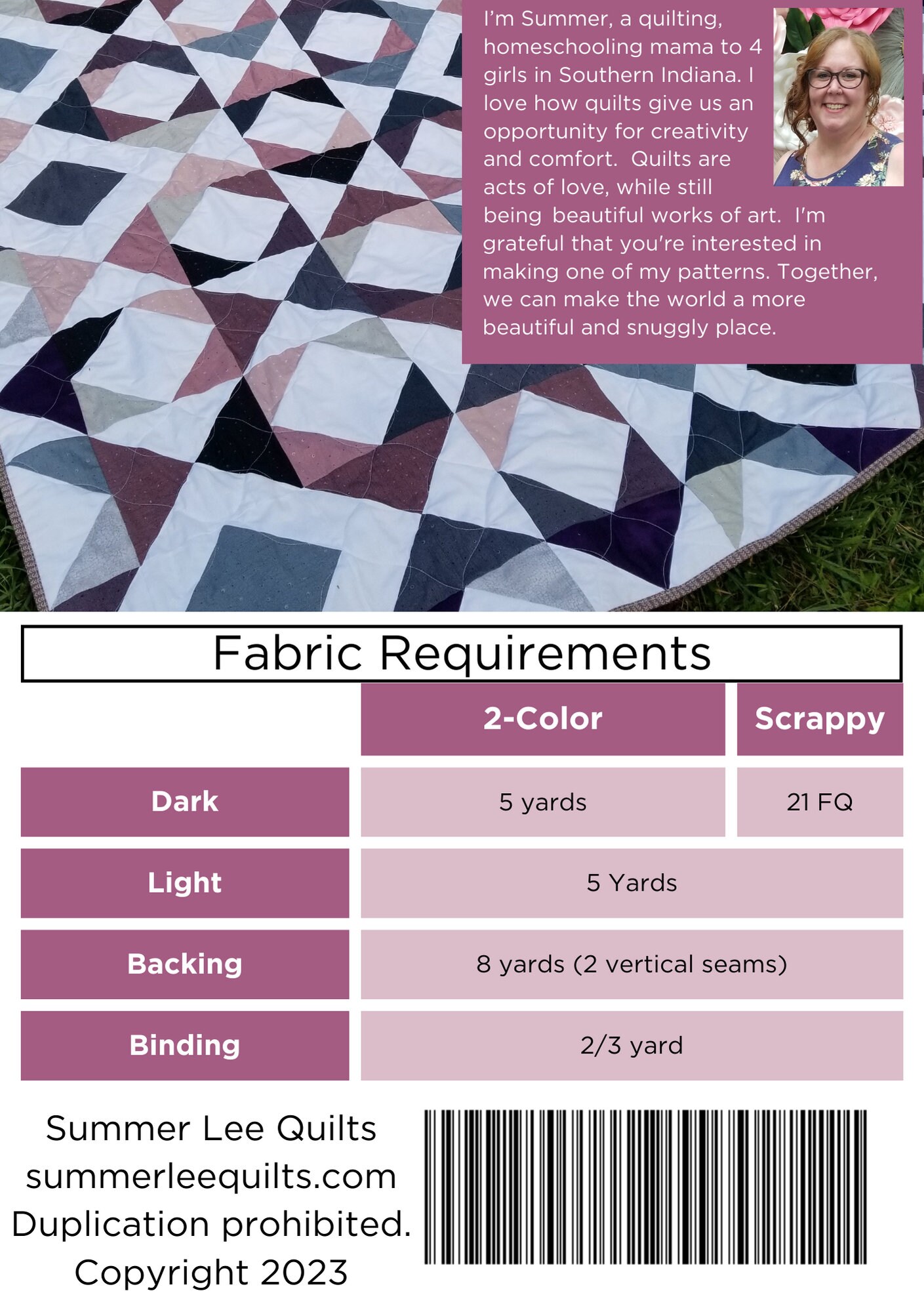 Lost in the Shuffle Quilt Pattern - PDF - Digital Download - Etsy