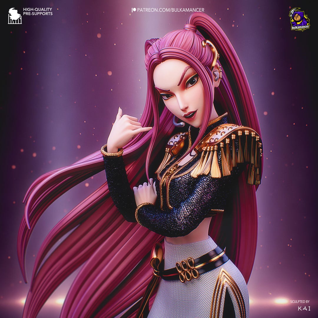 Korean Pop Backup Singer Huntress 1/8 Scale Garage Kit Fanmade by ...