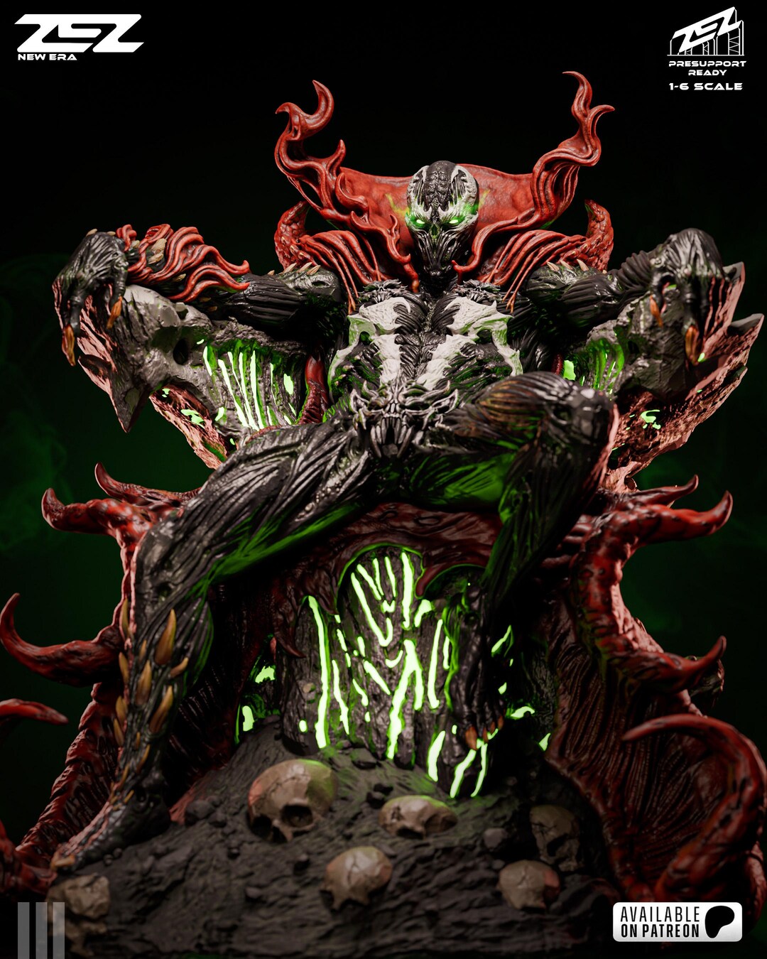 SPAWN 1/4 Scale HUGE Resin Garage Kit Fanmade by ZEZ Collectibles. - Etsy