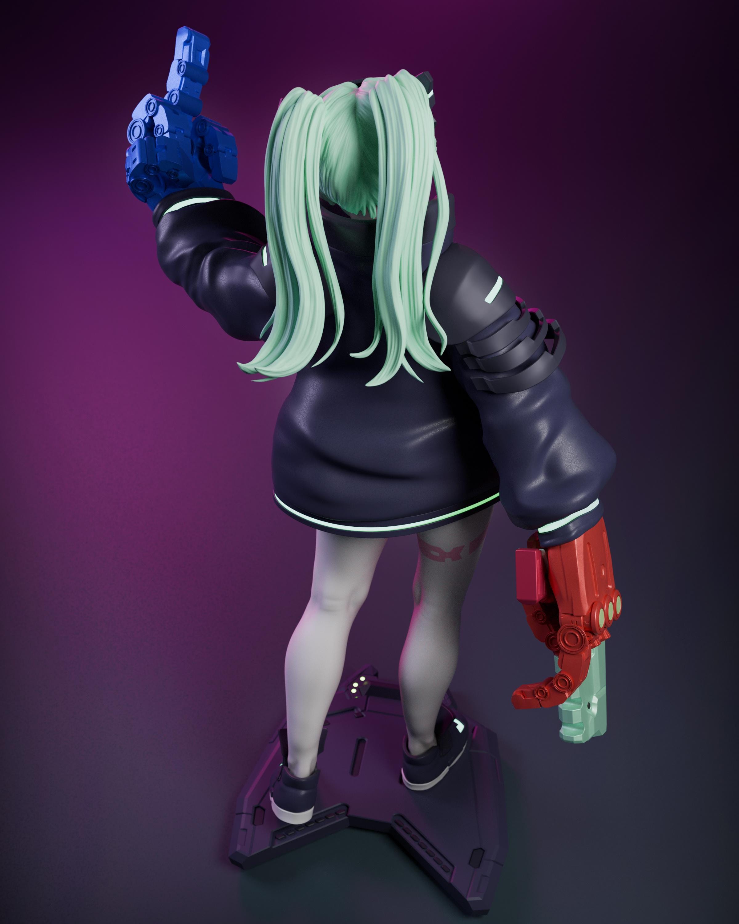 Rebecca Cyberpunk 1/6 Resin Garage Kit Fanmade by CA3D Studios - Etsy