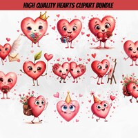 Valentine’s Hot Air Balloon Clipart - Heart Balloon Pngs Pink Red Love ...