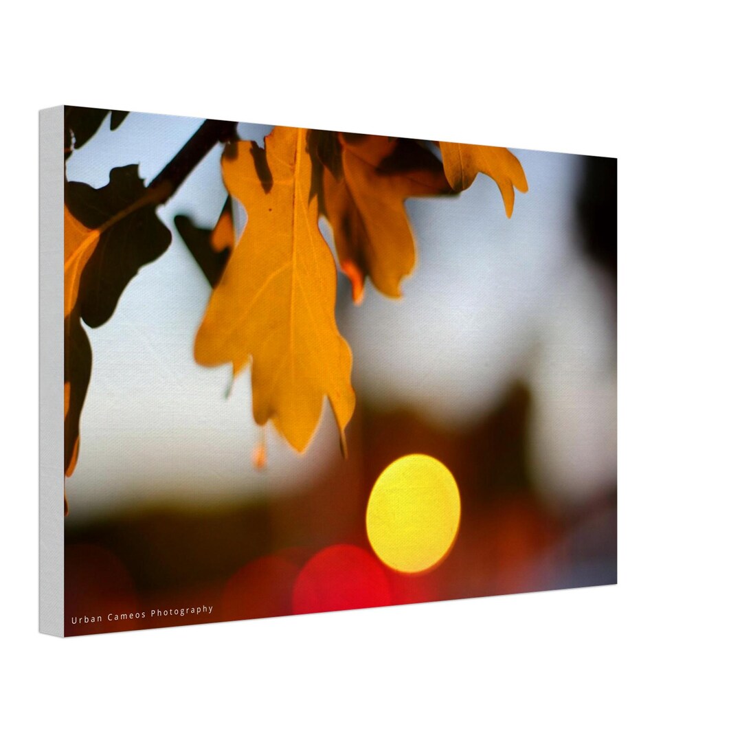 Botanical Canvas Print: Autumn Leaves Nature Wall Art - Etsy