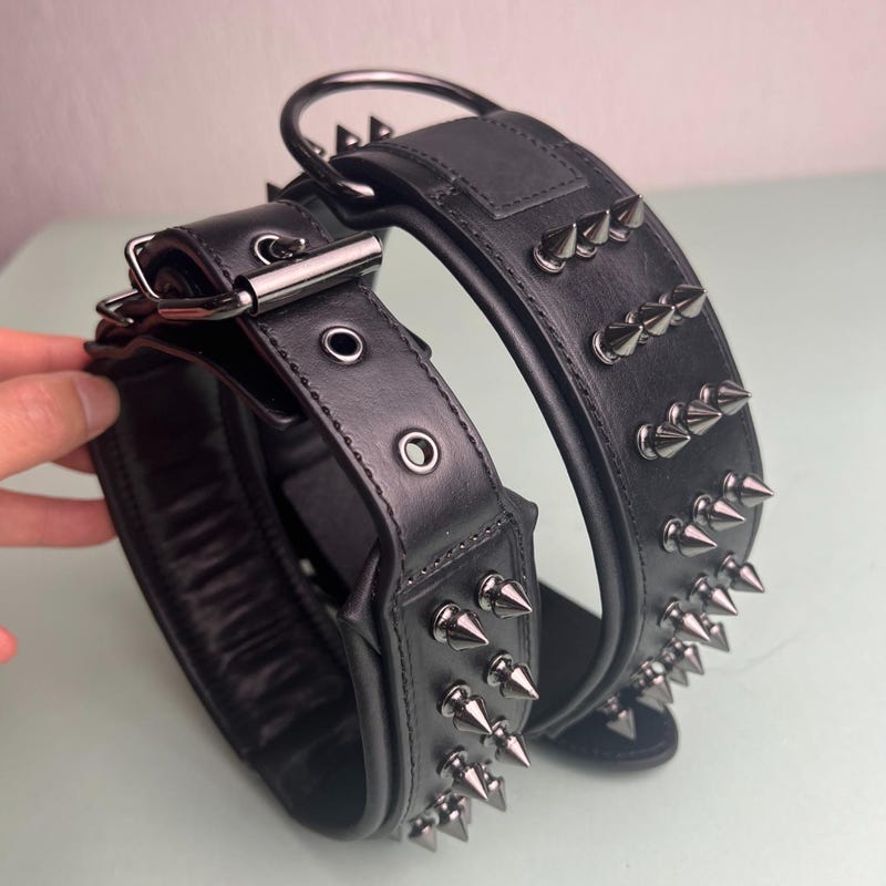 Dog Collar Pink Studs - Etsy