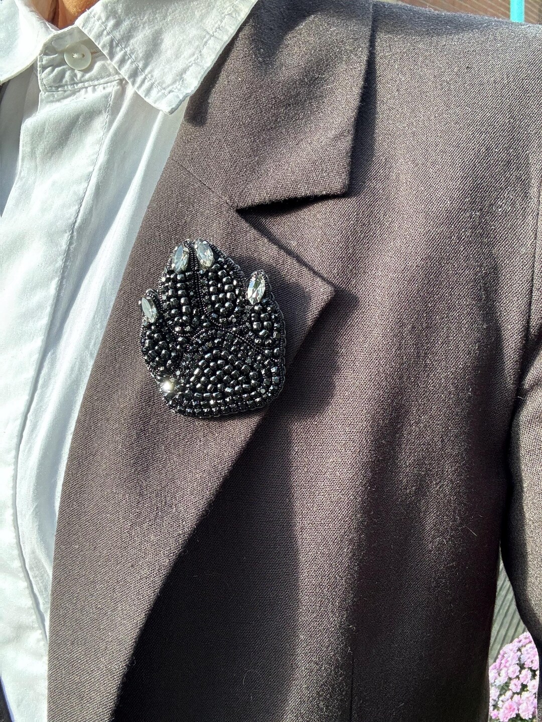 Handmade Dog Paw Brooch - Etsy