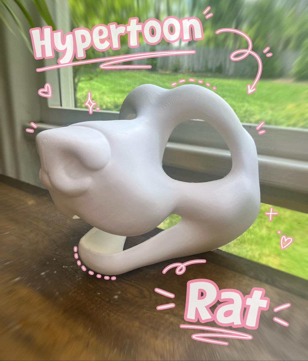 Hypertoony Rat, Rat Fursuit Head Base + Eyeblanks Included ! - Etsy UK