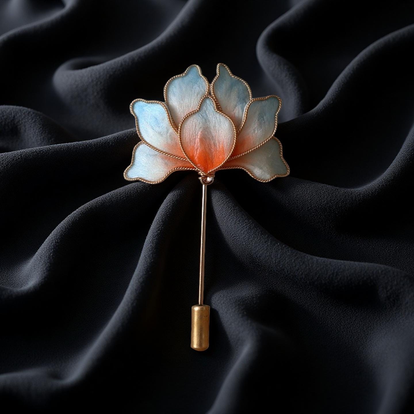 Handmade Silk Flower Lapel Pin & Wedding Boutonniere, Multiple Colors ...