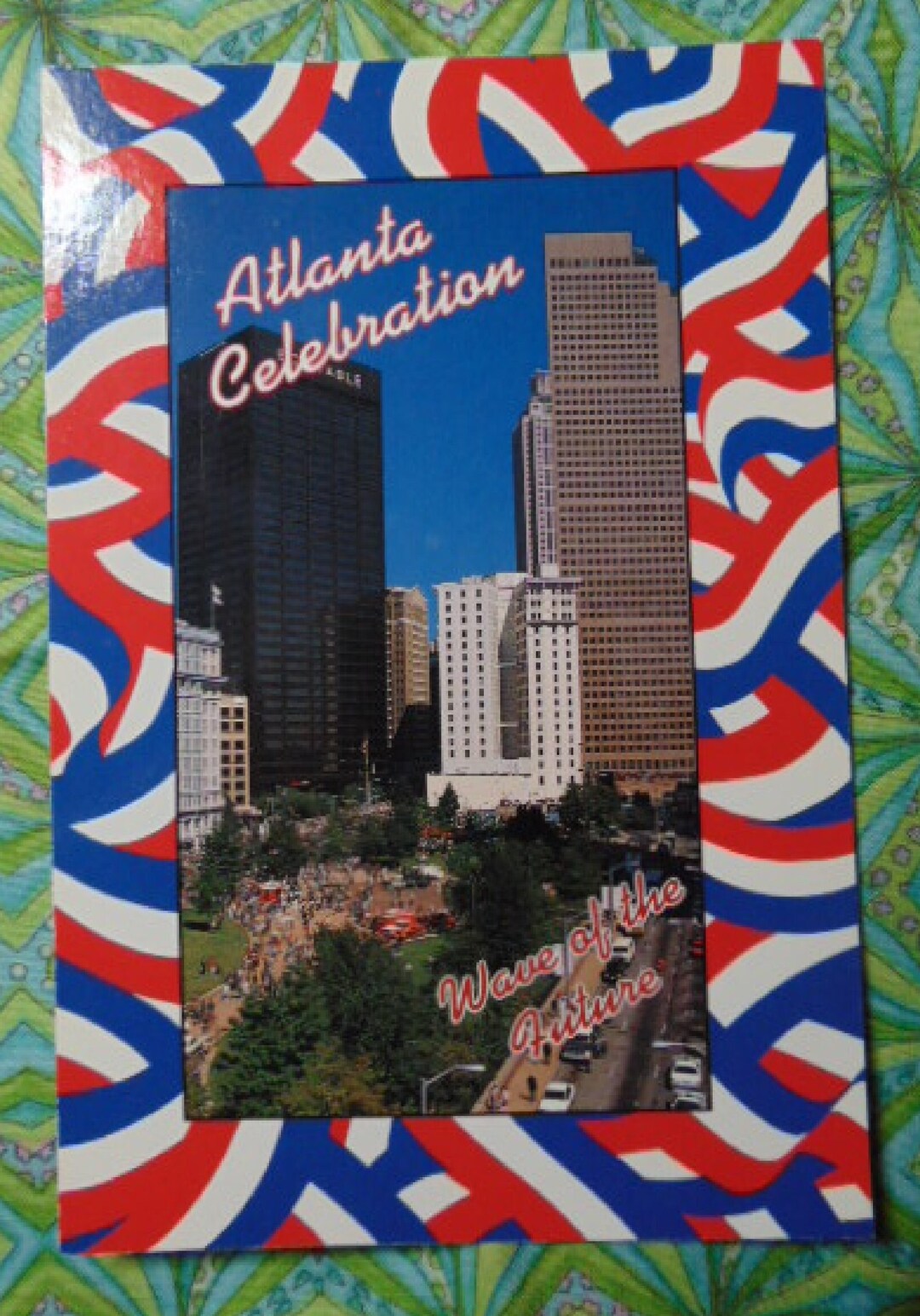 VINTAGE Beautiful 80's Atlanta Celebration Georgia State Postcard ...