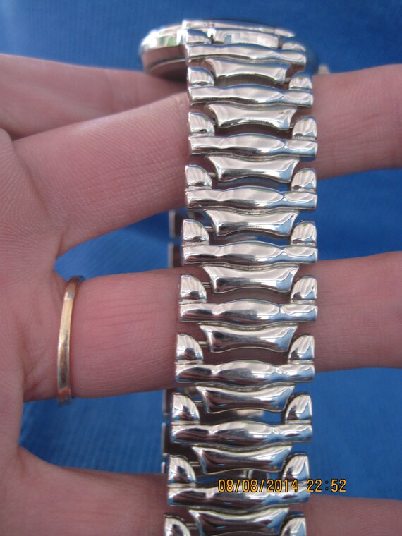 Vintage UNISEX MARCO MAX Quartz Water Resistant Silve… - Gem