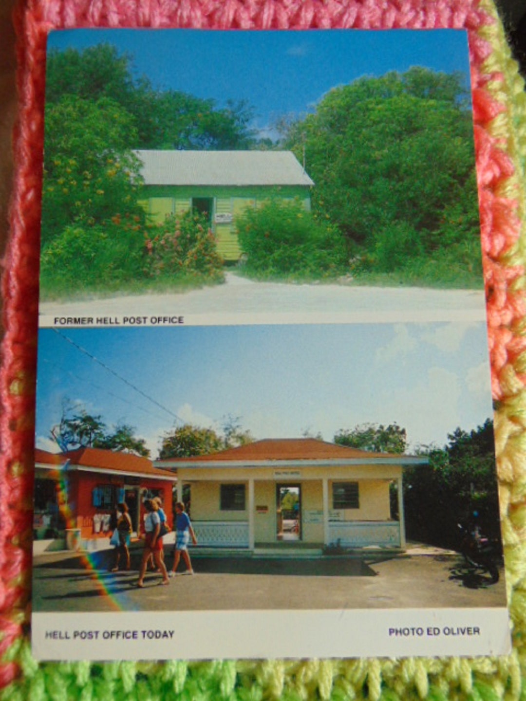 VINTAGE Beautiful 1992 HELL Cayman Islands- Former & Today's P.O ...