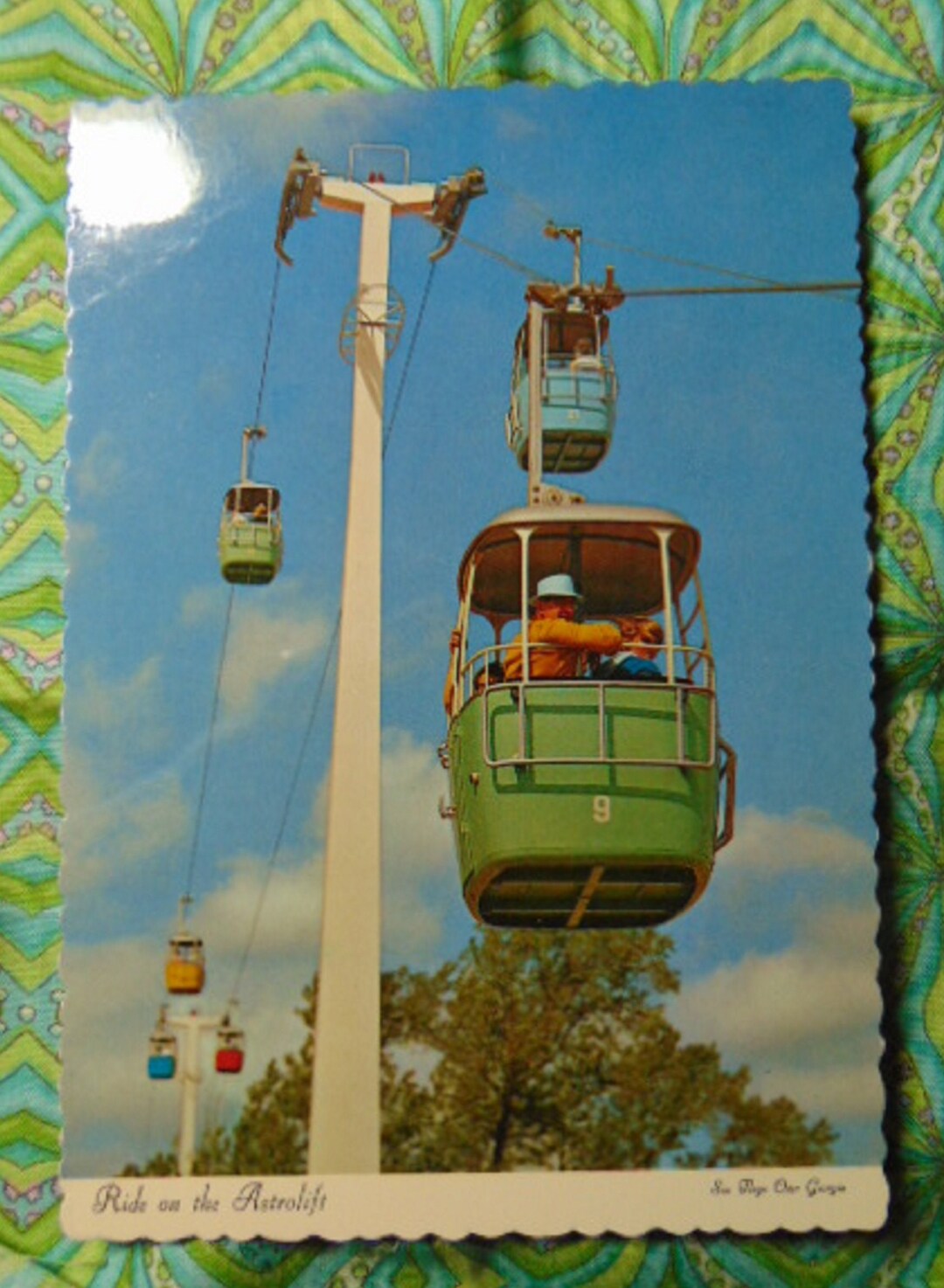 VINTAGE Beautiful 60's Ride Astrolift Six Flags Over Georgia State ...