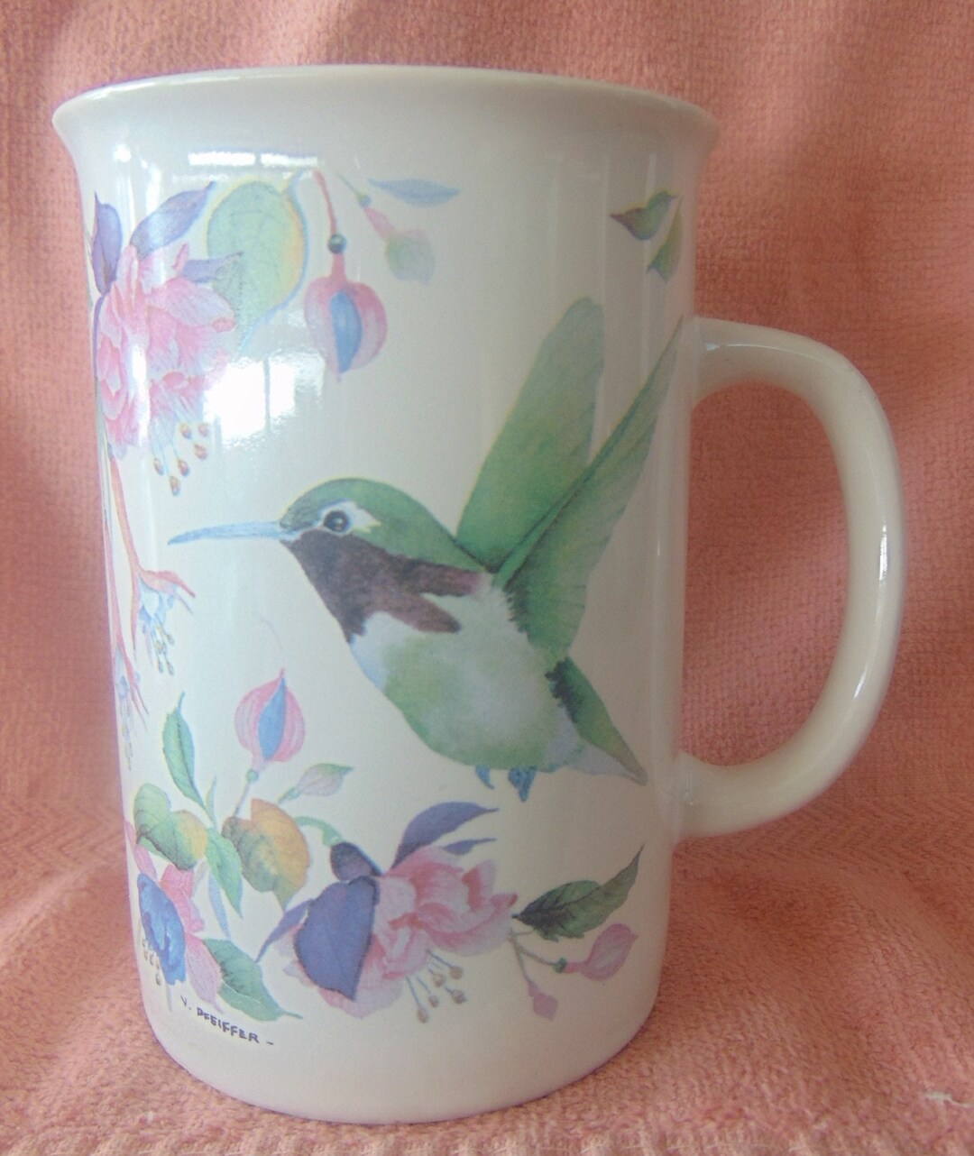 VINTAGE 70's-90's Hummingbird Coffee Cup Canadian Designs..never Used ...