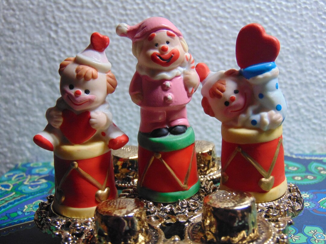 VINTAGE Beautiful 70's/80's Set of 3 Large Enesco Gift Ware Ceramic ...