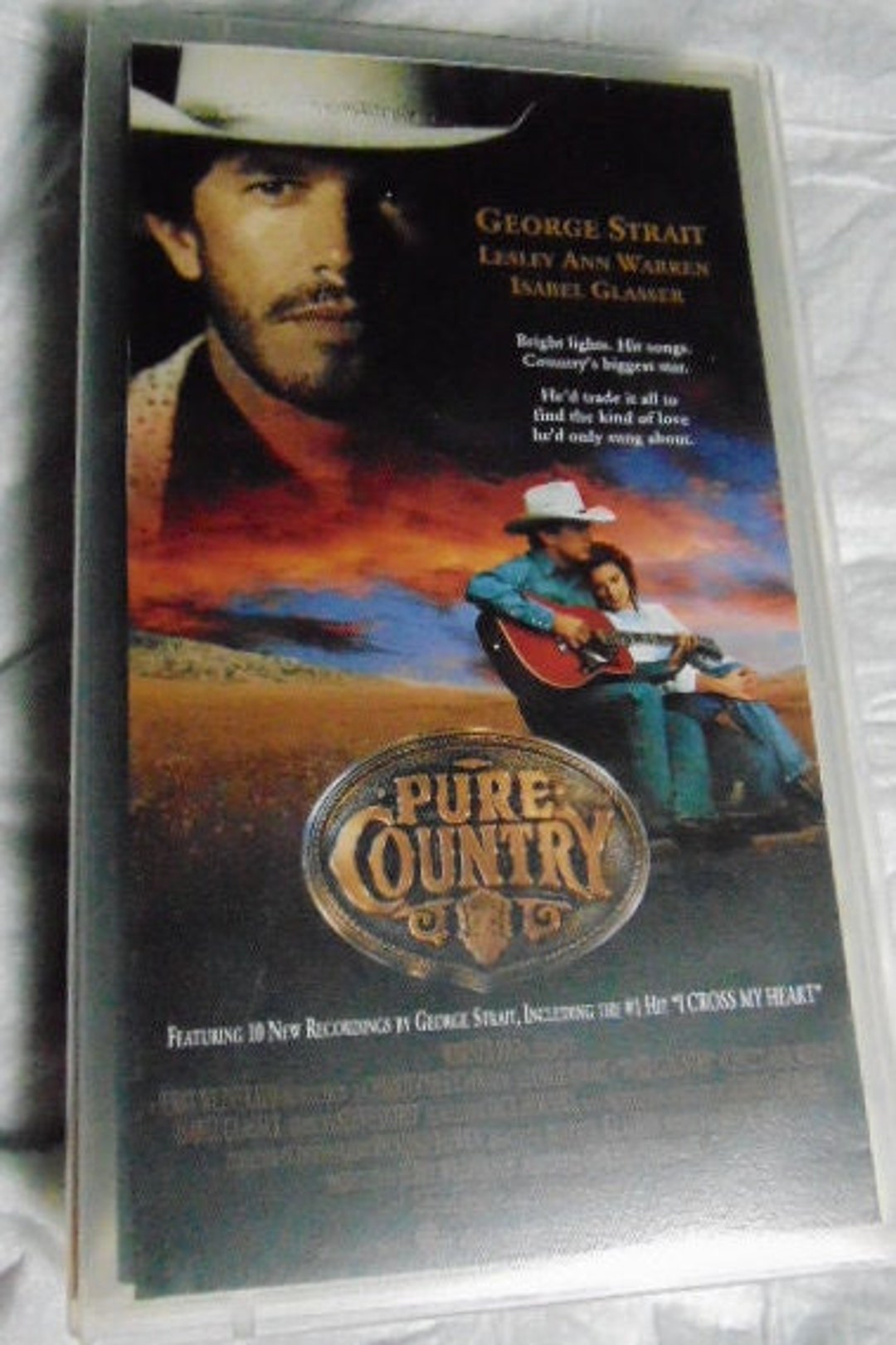 Vintage CLASSIC Movie: Pure Country VHS Tape in Heavy Plastic Case 1992 ...