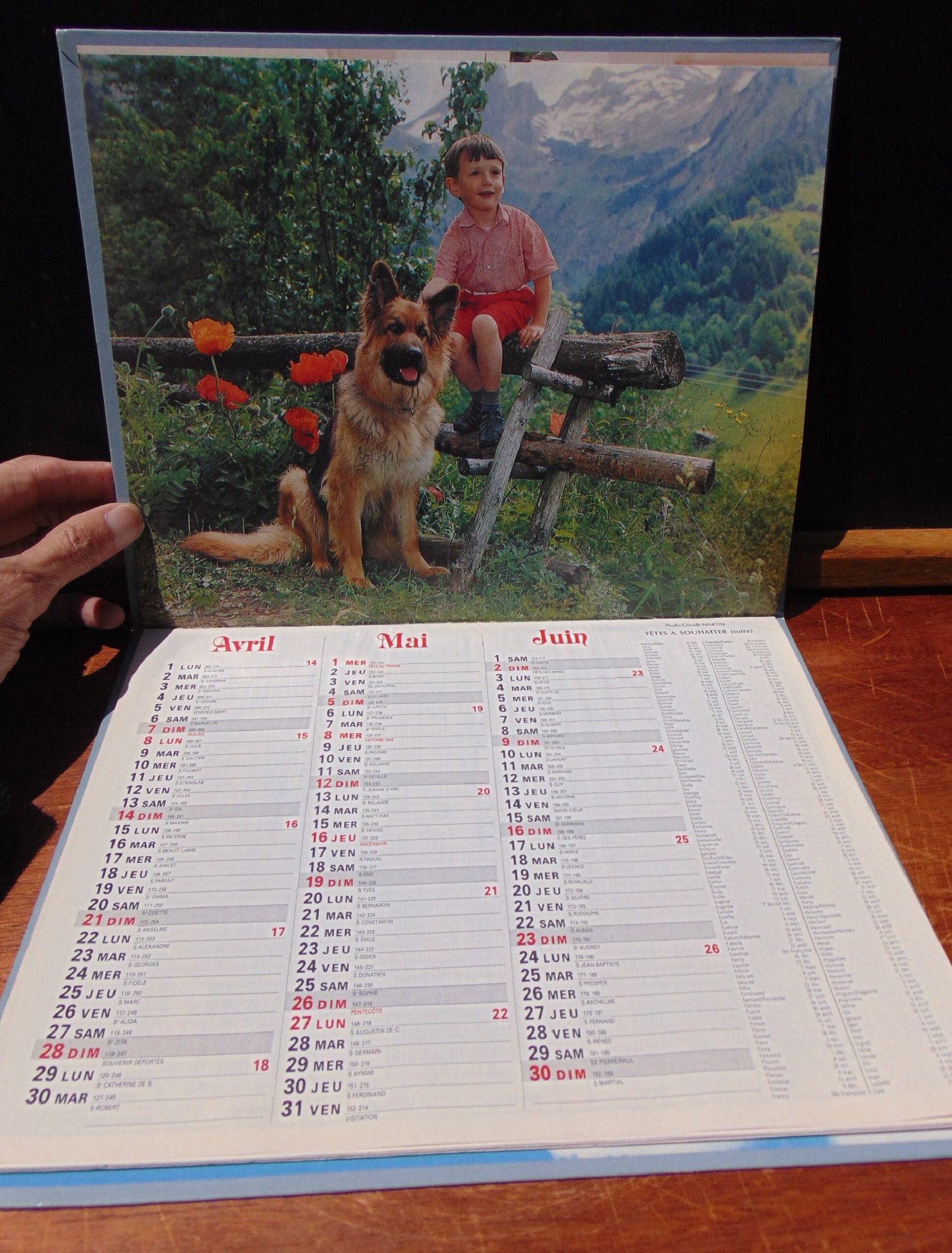 Vintage BEAUTIFUL 1996 Almanach Du Facteur= 'postman's Almanac' French ...