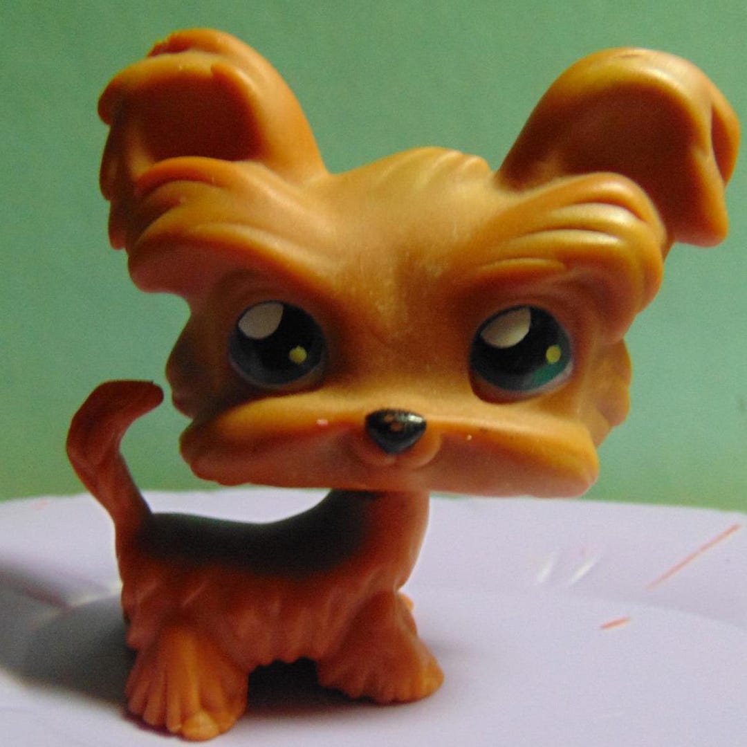 VINTAGE 2004 Hasbro 'LPS' Littlest Pet Shop Figurine Terrier Puppy ...