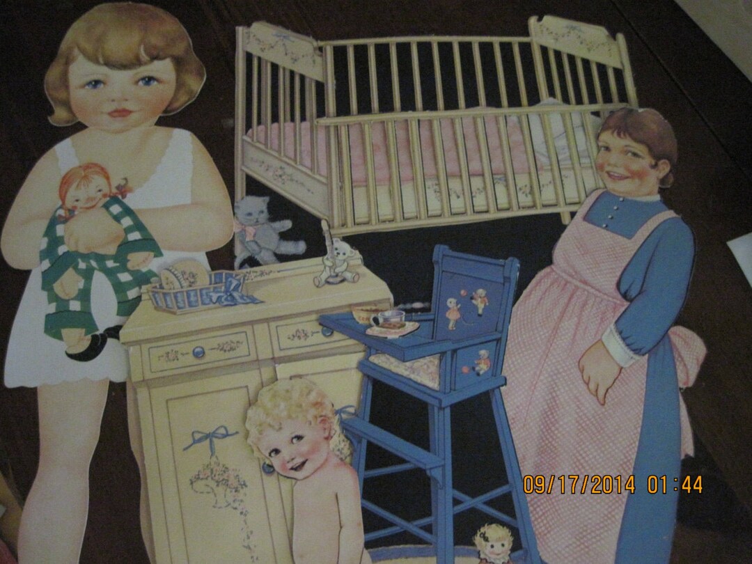Antique Large Paper Dolls 30's/40's....at Least 50 Pc ....these ARE NOT ...