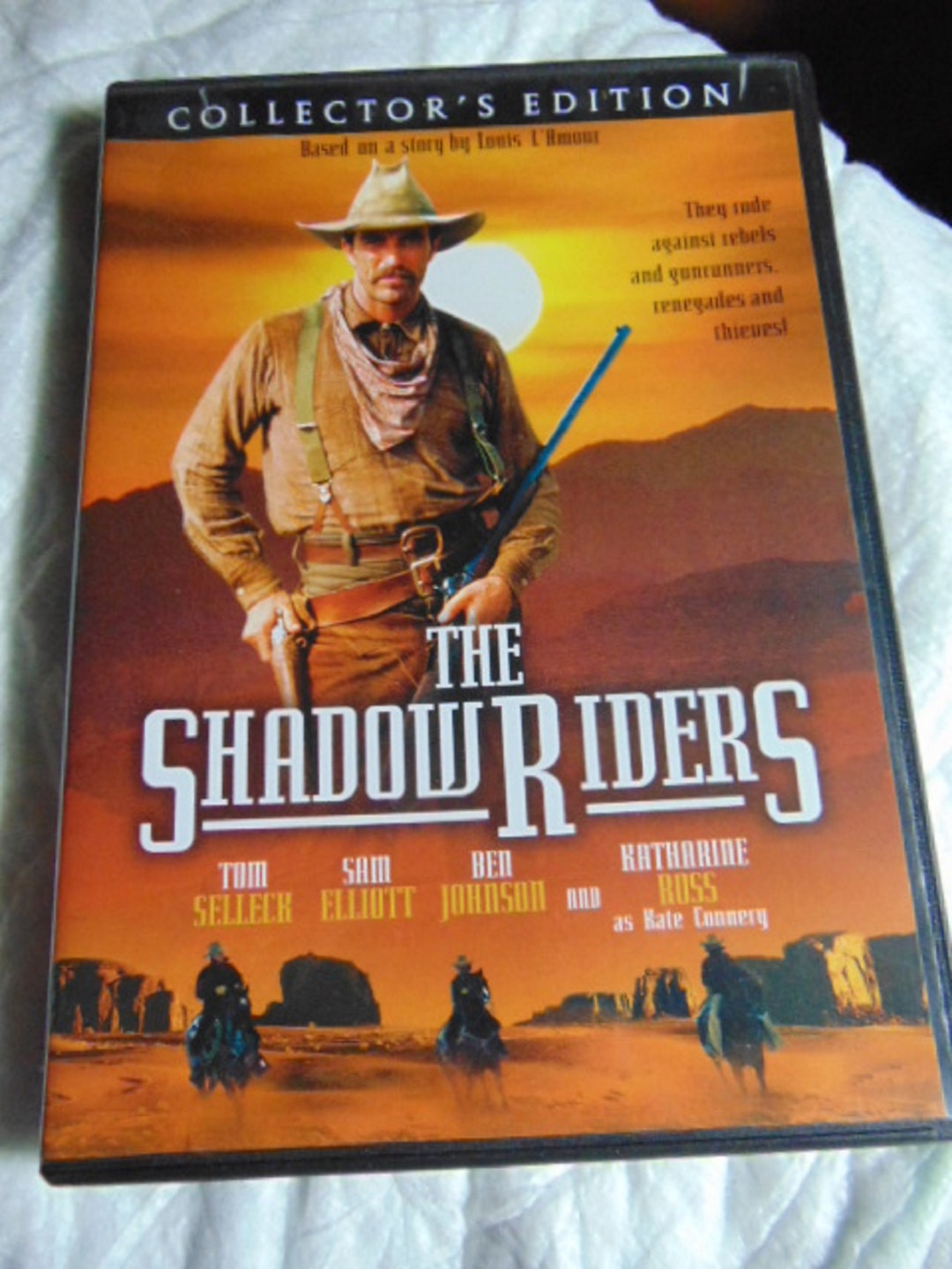 Vintage MOVIE the Shadow Riders (DVD, 1998).....used...vintage Vhs ...