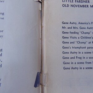 Vintage BEAUTIFUL Graphics '46 Gene AUTRY Song and Autobiography Piano ...